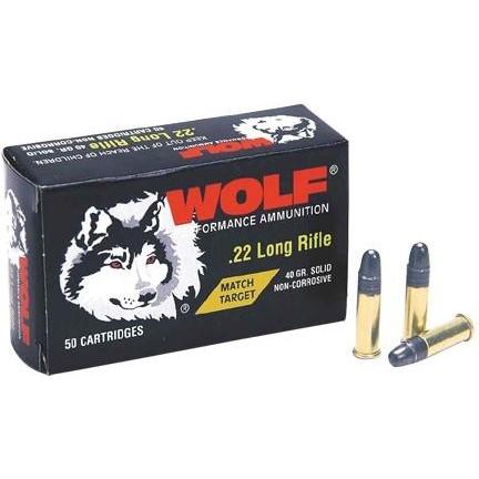 Wolf 22LR 40gr Match Target · Blue Collar Reloading