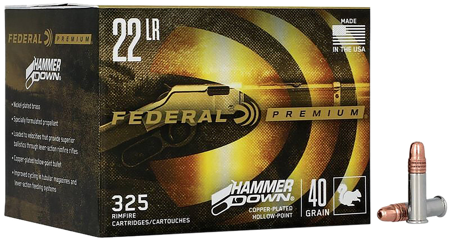 Federal 22LR 40gr Hammer Down #22Ham · Blue Collar Reloading