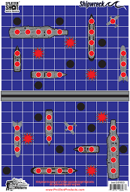 PRO SHOT Splatter Shot®GAME SERIES 12" x 18" SHIPWRECK Heavy Tag Paper ...